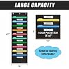 Amazon.com: RSUARSUA File Storage Pocket Chart with Nametag 10 Pockets ...