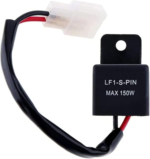 Amazon.com: MotoParAcc 2 Pins LED Flasher Relays Fix Compatible with ...