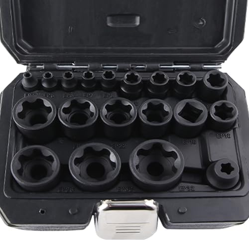 Amazon.com: SPEEDWOX External Torque Socket Set - 19 Pcs, 1/2", "3/8 ...