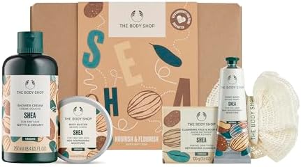 Amazon.com : The Body Shop Nourish & Flourish Shea Body Care Gift Set ...