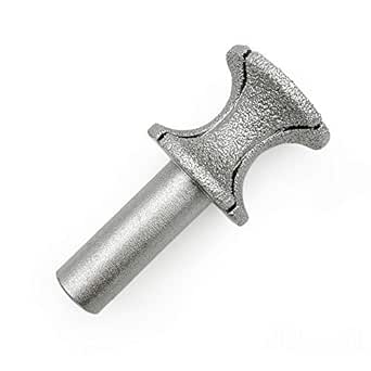 SHDIATOOL 1/2 Inch Shank Full Bullnose Profile Wheel Diamond Router Bit ...