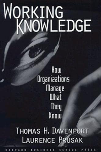 Amazon | Working Knowledge: How Organizations Manage What They Know ...