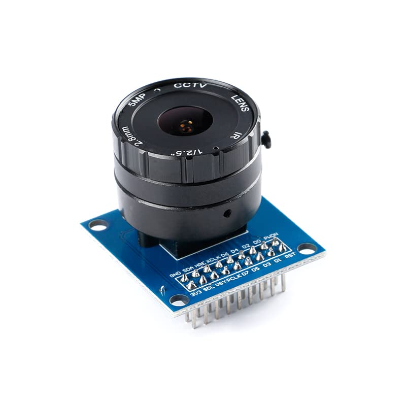 Amazon.com: EC Buying OV7670 Camera Module 5MP 2.8mm Adjustable Macro OV7670 Camera Module with ...