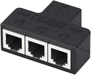 Amazon.com: 3 Way/4Way Phone Line Splitter Adapter Telephone Splitter ...