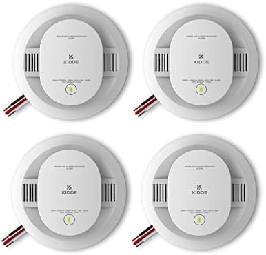 Kidde, 20SAR, Hardwired Smoke Detector, AA Battery Backup ...