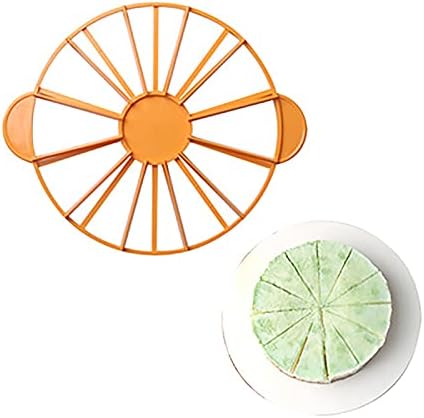 Amazon.com | LBTODH 1 PCS Cake Marker Plastic Double Sided 10/12 Slice ...