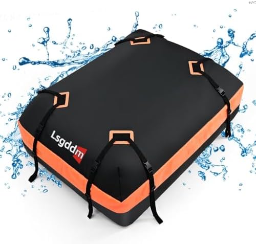 Amazon.com: Car Top Carrier, Waterproof Soft-Shell Roof Bag, 21 Cubic ...