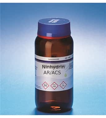 50g NINHYDRIN AR/ACS Indanetrione hydrate C9H6O4 : Amazon.in ...