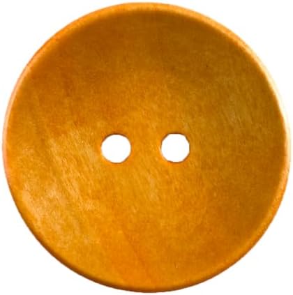 Amazon.com: MTCELL 50 Pcs Classic Wooden Buttons, 1-Inch (25mm ...