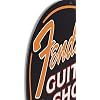 Amazon.com: Fender Guitar Shop Pick-Shaped Metal Sign - Vintage Fender ...