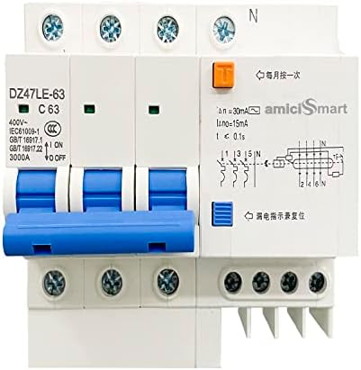 L&T 63A C Curve 4 Pole Mcb, Bb40630C (Pack Of 3) : Amazon.in: Home ...