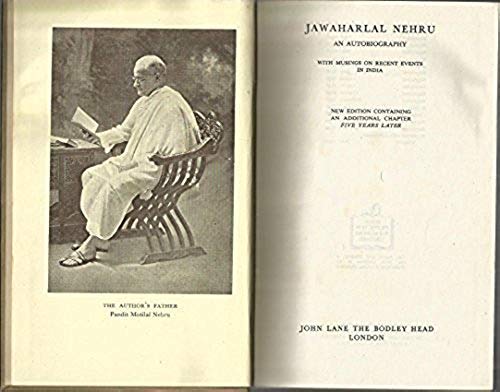 Jawaharlal Nehru, an Autobiography: Jawaharlal Nehru: Amazon.com: Books