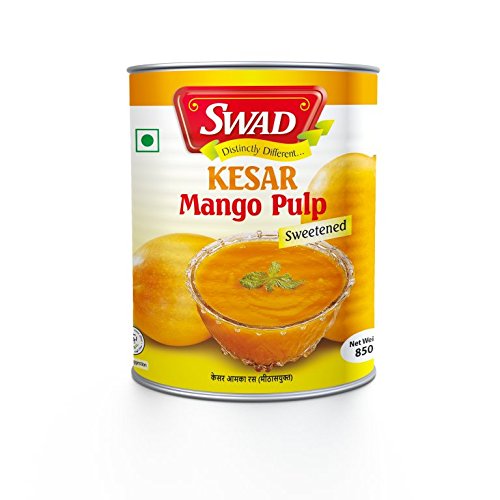 Amazon.com : Swad Kesar Mango Pulp : Indian Food : Grocery & Gourmet Food