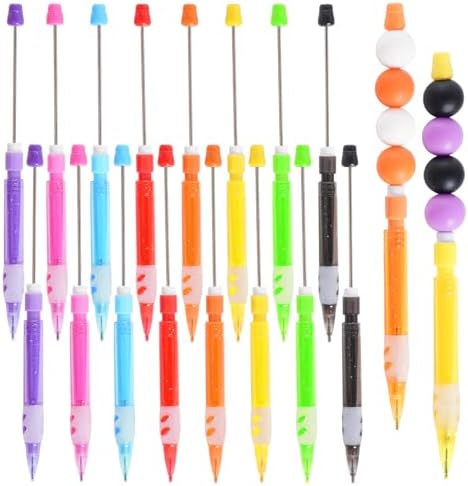 Amazon.com : Hmxpls 16 Pcs Beadable Pencils, Beadable Mini Mechanical ...
