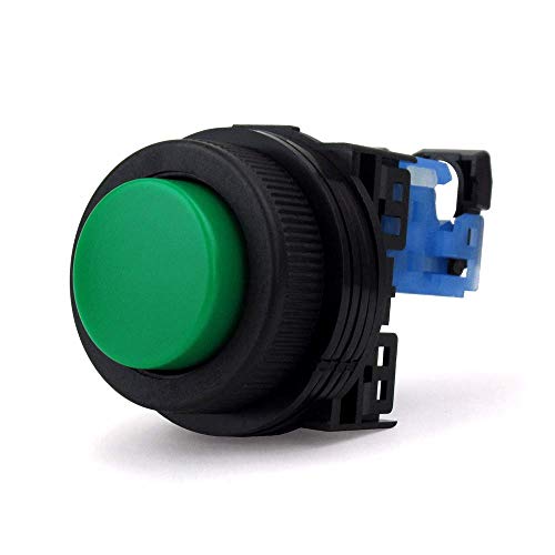 Amazon.co.jp: 富士電機 AR30E0R-10G 丸フレーム平形押しボタンスイッチ モメンタリ(1a) (緑) NN : 産業 ...