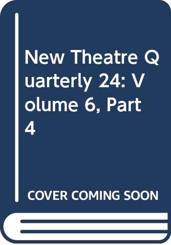 Amazon.com: New Theatre Quarterly 24: Volume 6, Part 4: 9780521387910 ...
