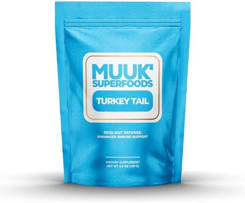 Amazon.com: Sunwarrior Organic Turkey Tail Mushroom Powder | Turkey ...