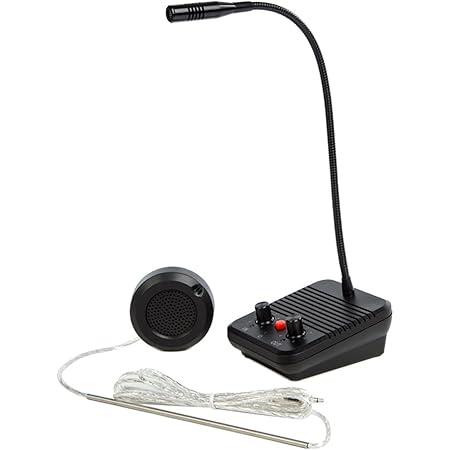 Amazon.com: Window Speaker Intercom System Anti-Interference Dual-Way ...