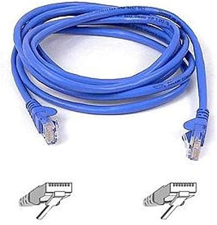 Amazon.com: Belkin 6ft Cable Patch CAT5 UTP-4PR RJ45M BLU Molded ...