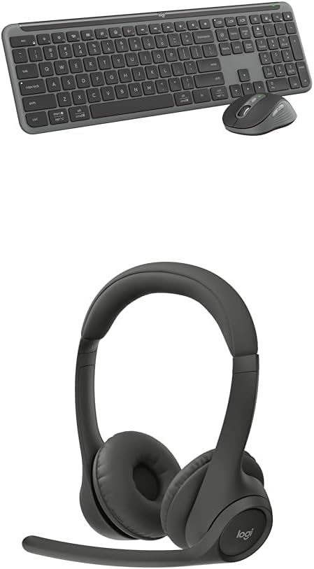 Amazon.com: Logitech MK955 Signature Slim Wireless Keyboard and Mouse ...