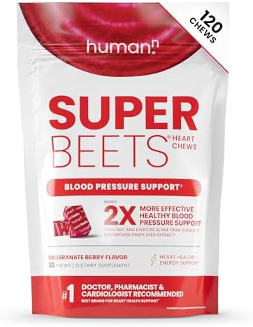 Amazon.com: humanN SuperBeets Heart Chews Advanced - 100mg of CoQ10 ...
