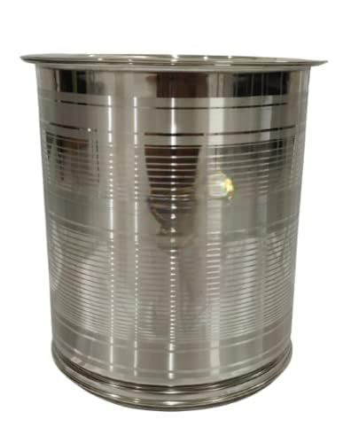 Buy Stainless Steel Atta Tanki/Container/Box/Drum/Pawali/Tanki with Lid ...