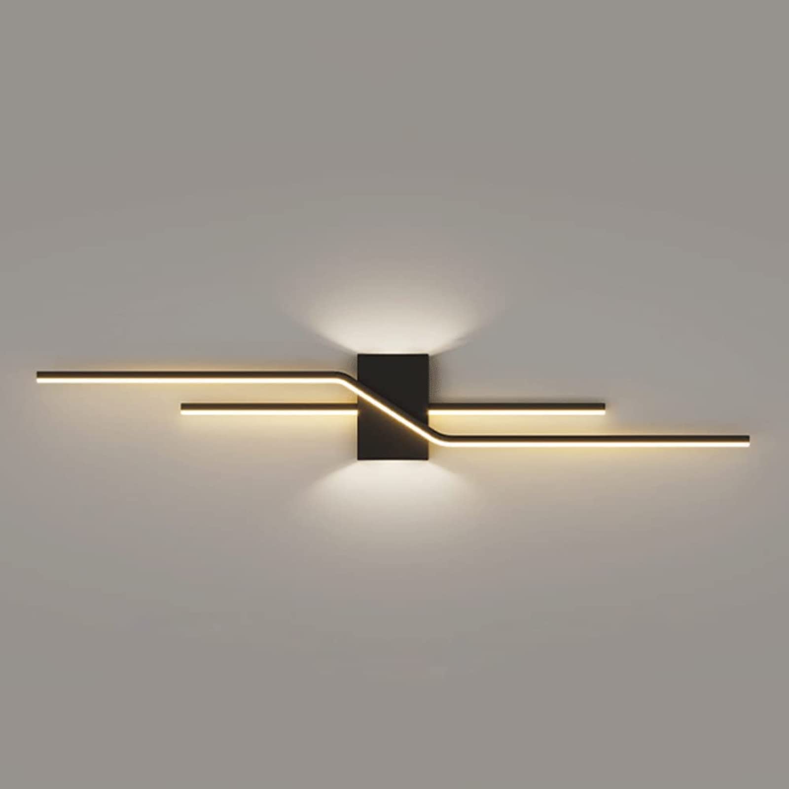 ZLZYPLE Modern Linear LED Wall Lamp, Long Wall Light Minimalist ...