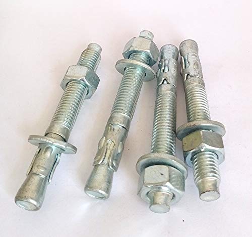 Anchor Fastener Silver M12 (Length 100mm) (4 Pcs) : Amazon.in: Home ...