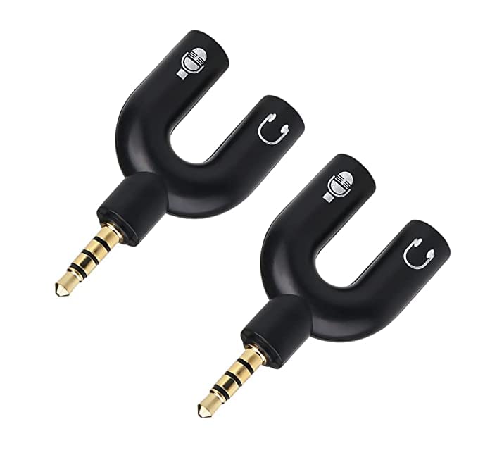 pmw - Spliter 1 Audio Jack Male to 2 Audio Jack Female - 2pcs Headset ...