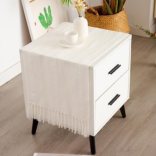 Amazon.com: Hpxrom Rustic Small Linen Table Runner Farmhouse Burlap ...