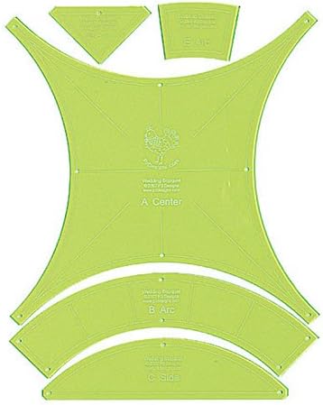 Amazon.com : Wedding Bouquet & Double Wedding Ring Quilt 5-Piece ...