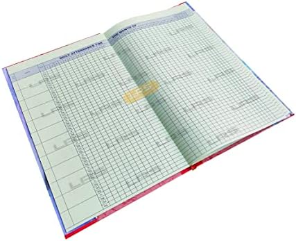 LRS Daily Attendance Book with Time and Signature Column - Register ...