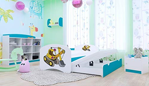 Kinderbett Bagger 90x200