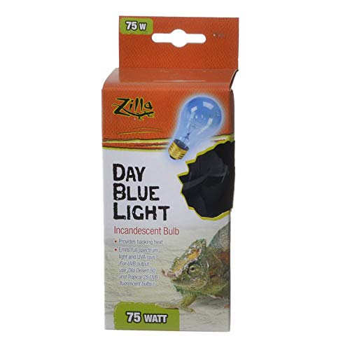 Amazon.com: Zilla (3 Pack) Day Blue Light Incandescent Bulb for Reptiles Watt: 75 Watts : Pet ...