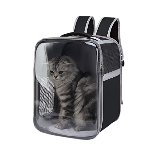 Cat Carrier Backpack, SOREIA Panoramic Window Front Pack for Cat Small ...