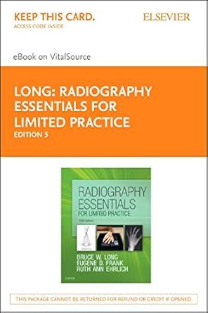 Radiography Essentials for Limited Practice - Elsevier eBook on ...