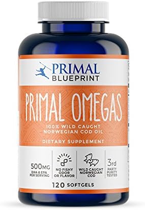 Amazon.com: Primal Blueprint Primal Omegas, Omega-3 Fatty Acid Daily ...
