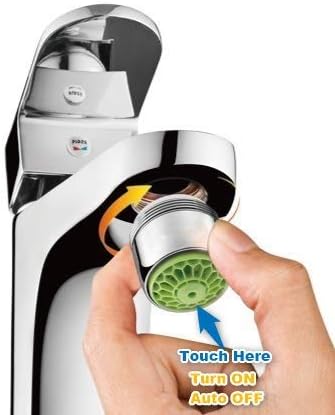 Best Faucet Aerator EcoToucH2O, One Touch ON/AUTO shut OFF with timer ...
