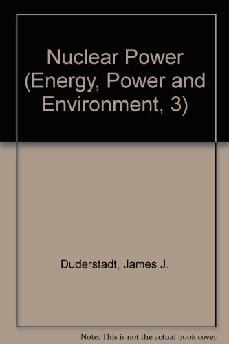 Amazon.com: Nuclear Power (Energy, Power and Environment, 3 ...