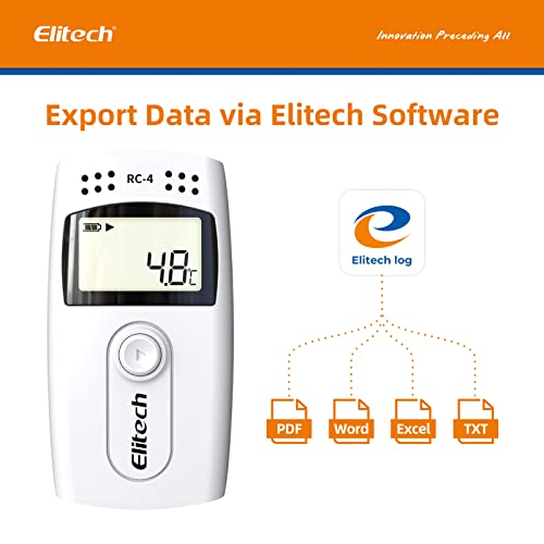 Snapklik.com : Elitech Digital Temperature Data Logger Medical Refrigerator Thermometer Vaccine ...