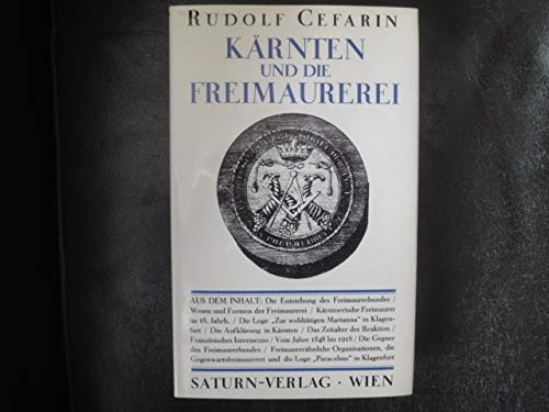 Kärnten Und Die Freimauererei : Cefarin Rudolf: Amazon.de: Bücher