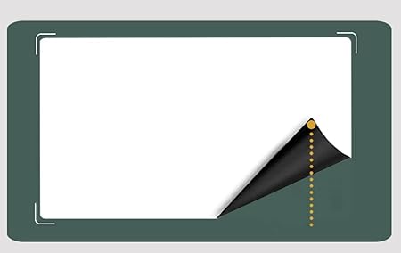 Self-adhesive White board Wall Sticker total size 200 x 45cm plus One ...