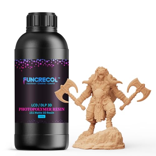 3D Printing Resin, Matte Finish 8K Standard Photopolymer Resin Easy to ...