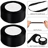 KEYIDO Black Ribbon, 40mm x 44 Metres(50 Yards) Wide Ribbon, Thick ...