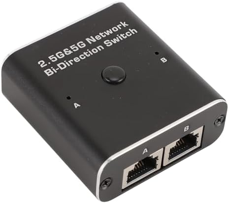 Amazon.com: 2 Ports 2.5G 5G Gigabit Network Switch, 2 Port Internet and ...