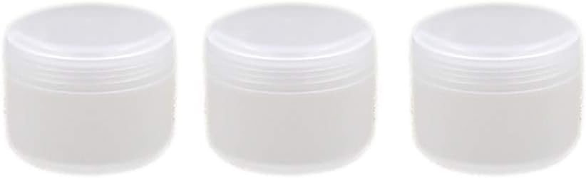 Amazon.com: 2Pcs 100ml/3.4oz Empty Refillable Cosmetic Jars with Bamboo ...