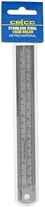 Celco Ruler Stainless Steel 15Cm : Amazon.com.au: Home