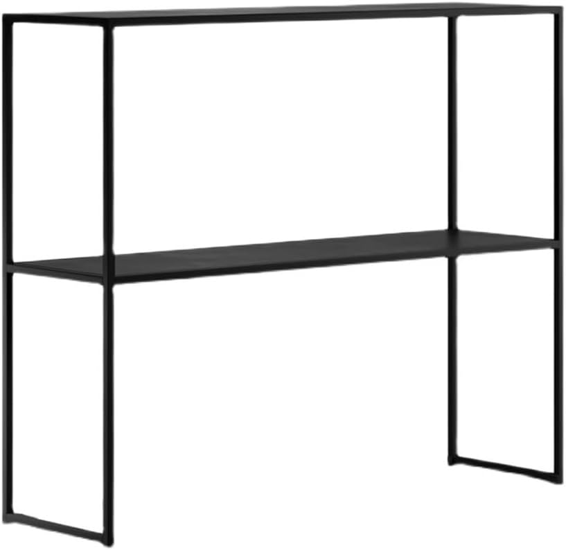 Amazon.com: GIZNXBA Console Table Black 60cm Sofa Table Modern Entryway ...
