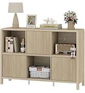 Amazon.com: FATORRI 5 Cube Bookshelf, Wood Bookcase with 3 Adjustable ...