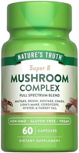 Amazon.com: Nutricost Mushroom Complex Supplement, 120 Capsules - 10 ...